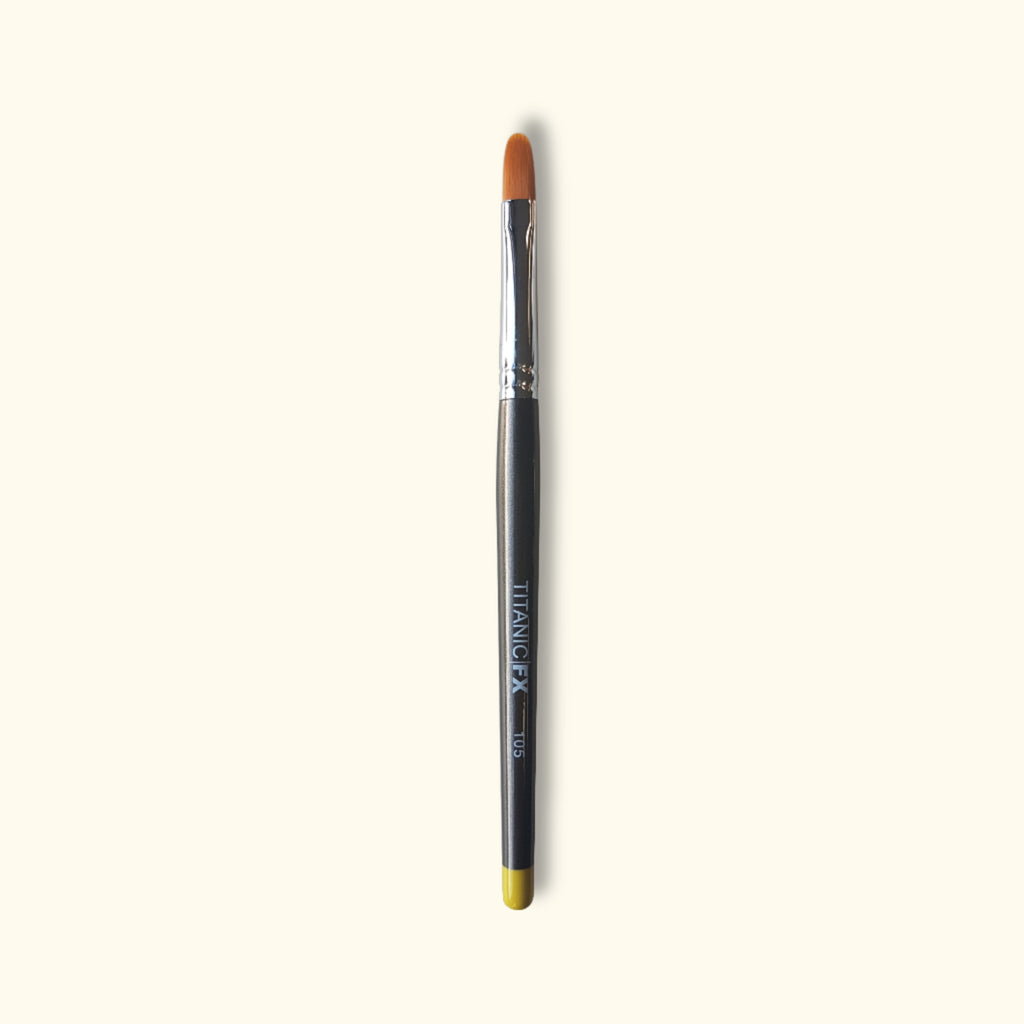 No. 105 Long Filbert Glue Brush - SFX Collection | Titanic Brush Co.