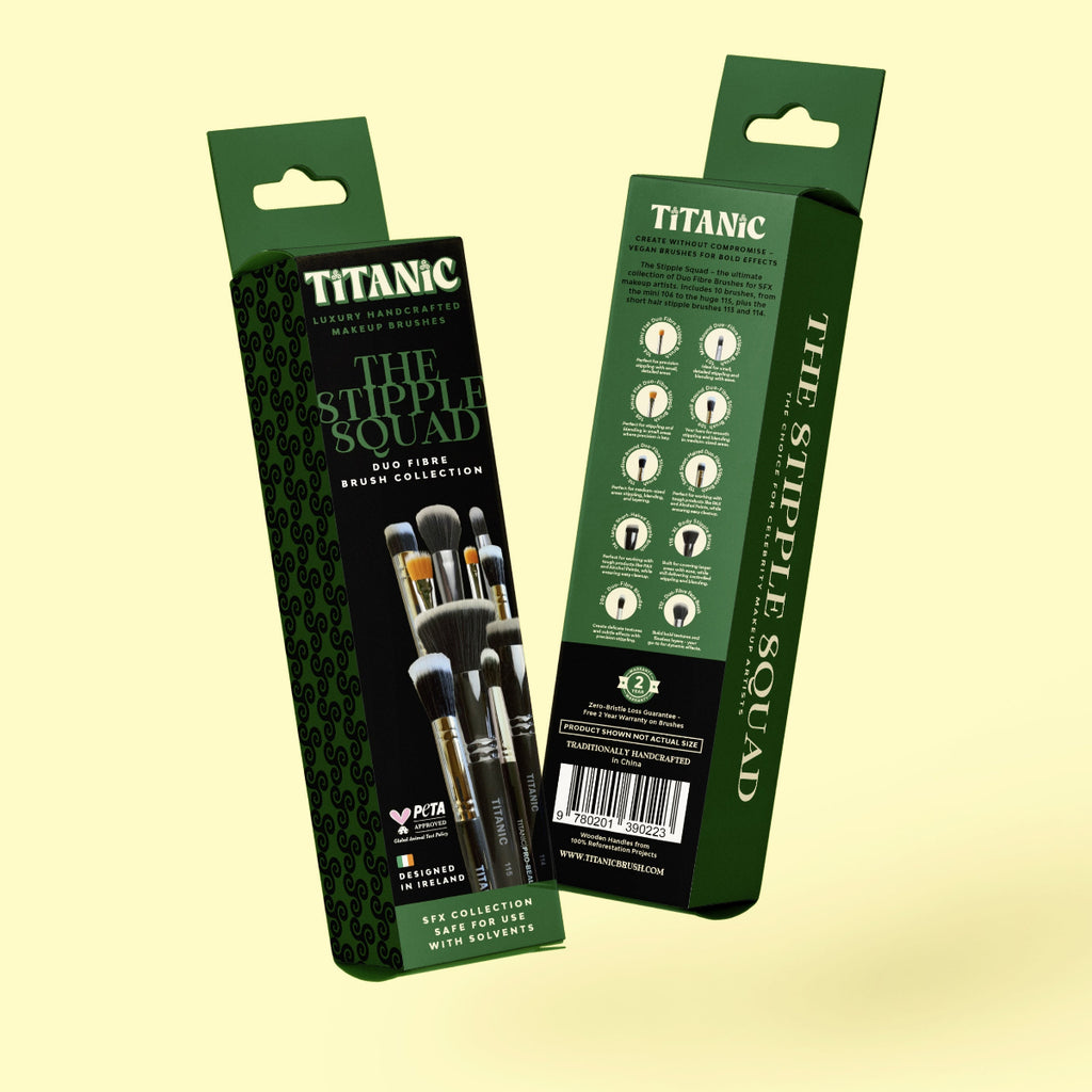 'The Stipple Squad' - Titanic Brush | SFX Duo Fibre Brush Collection – Titanic Brush Co.